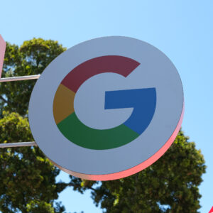 Google sign with logo