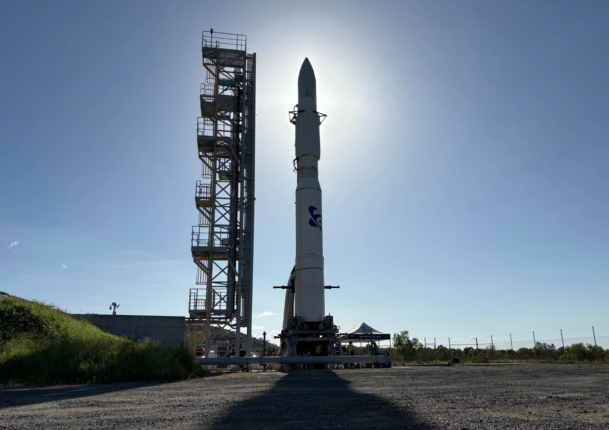 A privately developed Australian rocket is ready for a historic launch ...