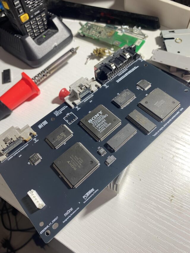 Engineer creates first custom motherboard for 1990s PlayStation console ...