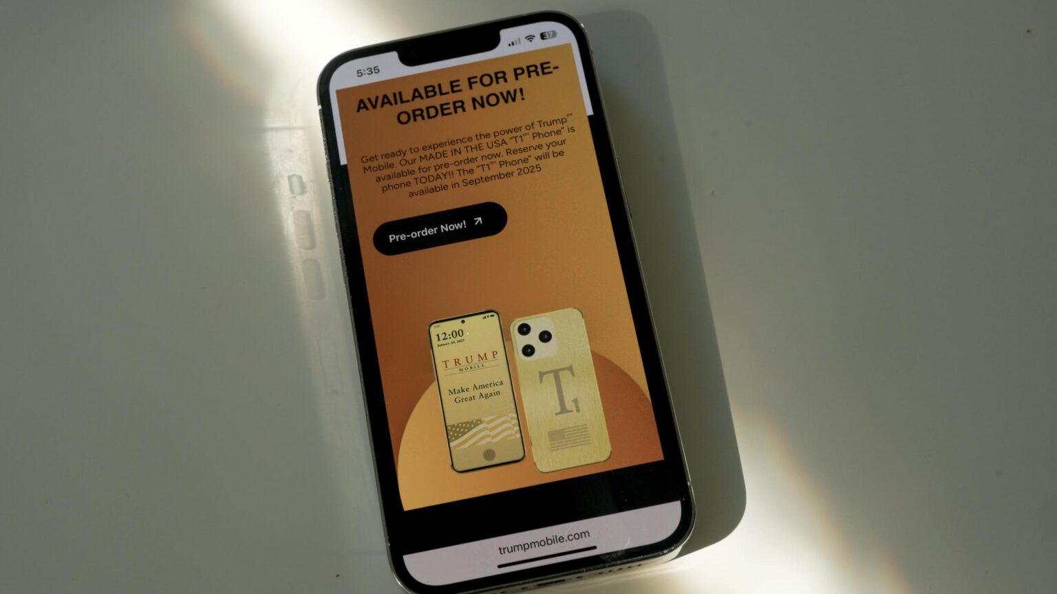 After a week, Trump Mobile drops claim that Trump phone is “made in the ...