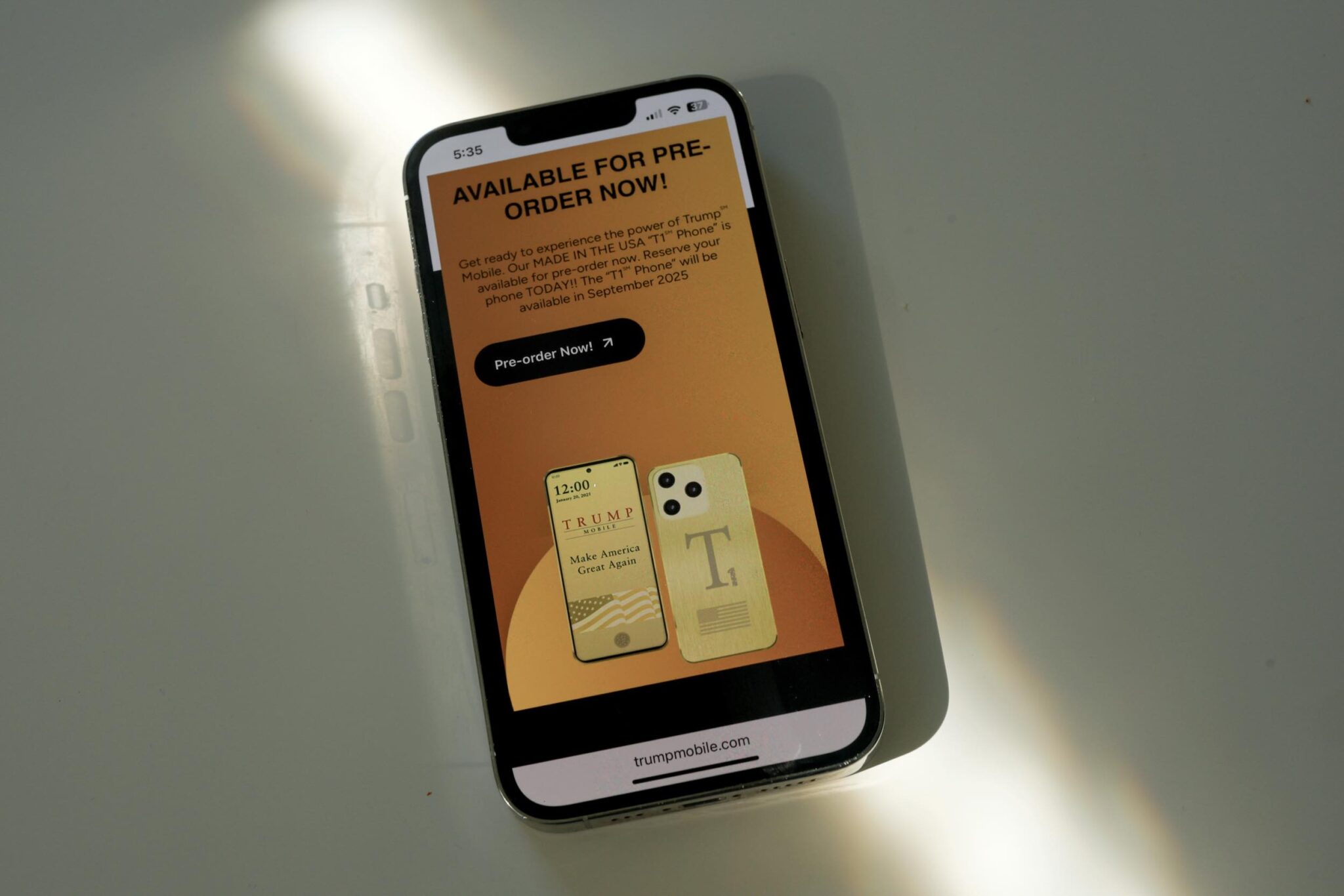 After a week, Trump Mobile drops claim that Trump phone is “made in the ...