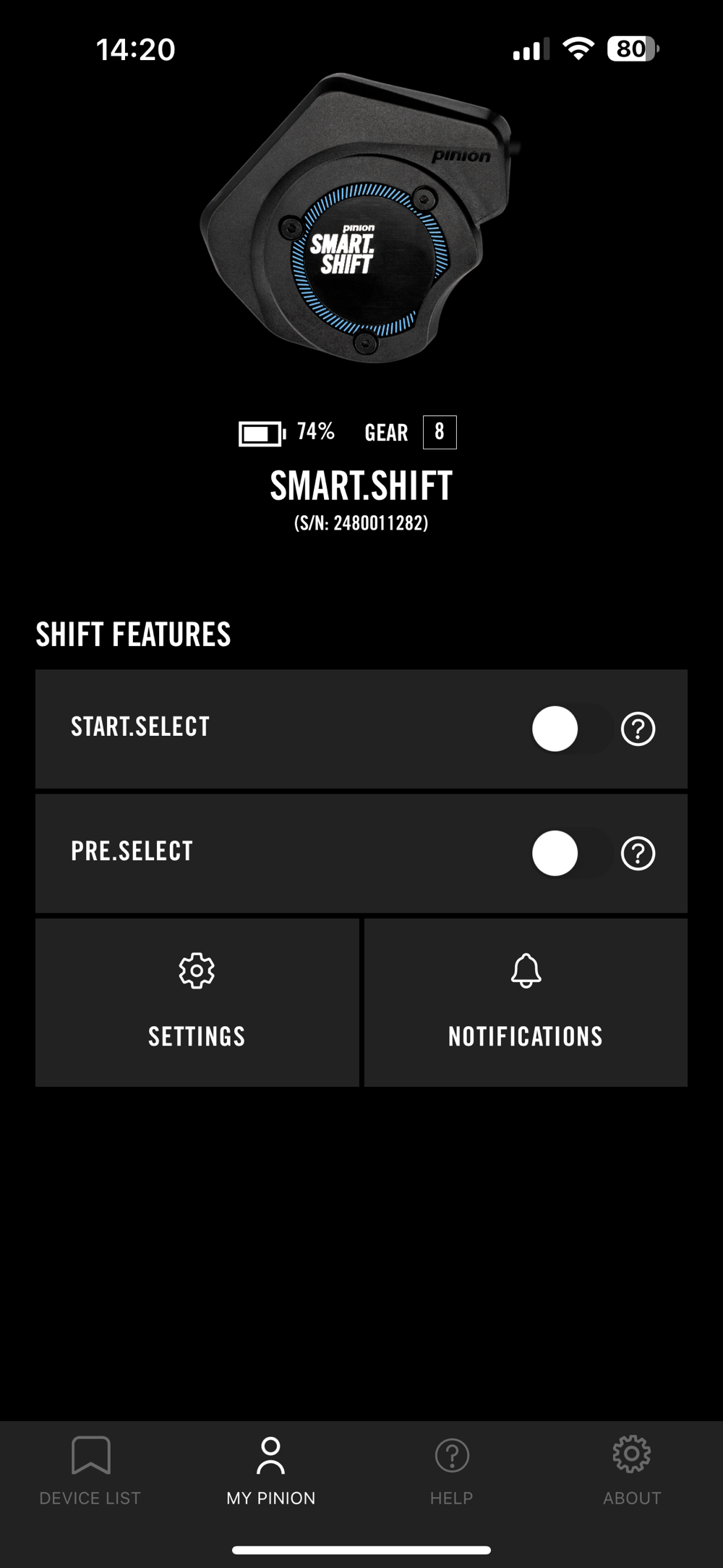 App screensh