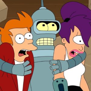 A scene from Futurama.