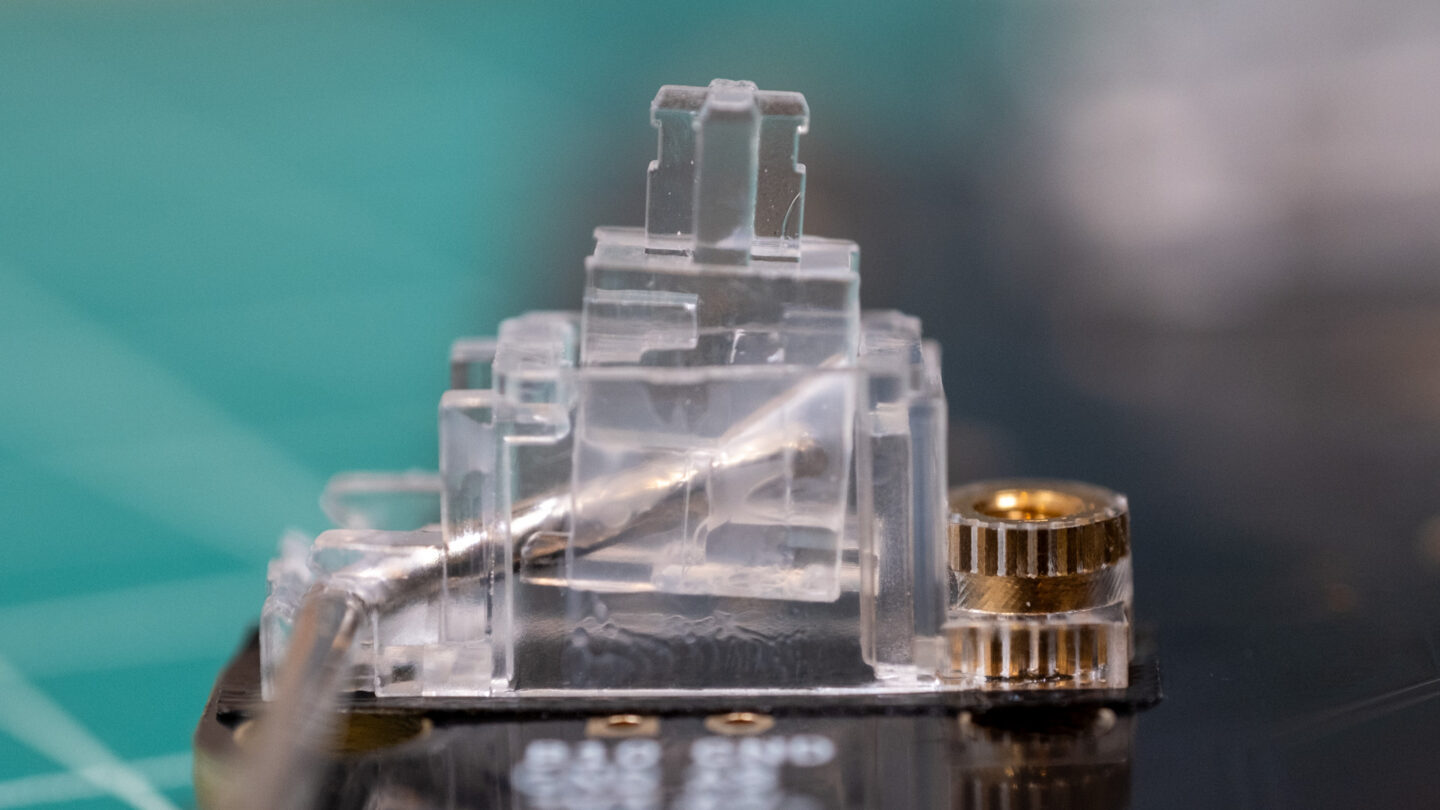 You should care more about the stabilizers in your mechanical keyboard ...