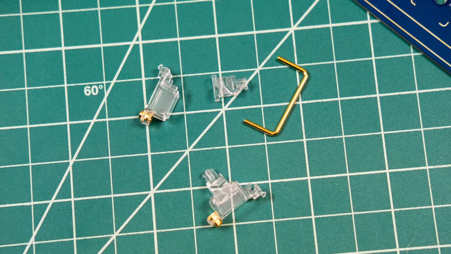 You should care more about the stabilizers in your mechanical keyboard ...