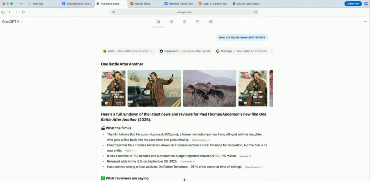 OpenAI looks for its “Google Chrome” moment with new Atlas web browser ...