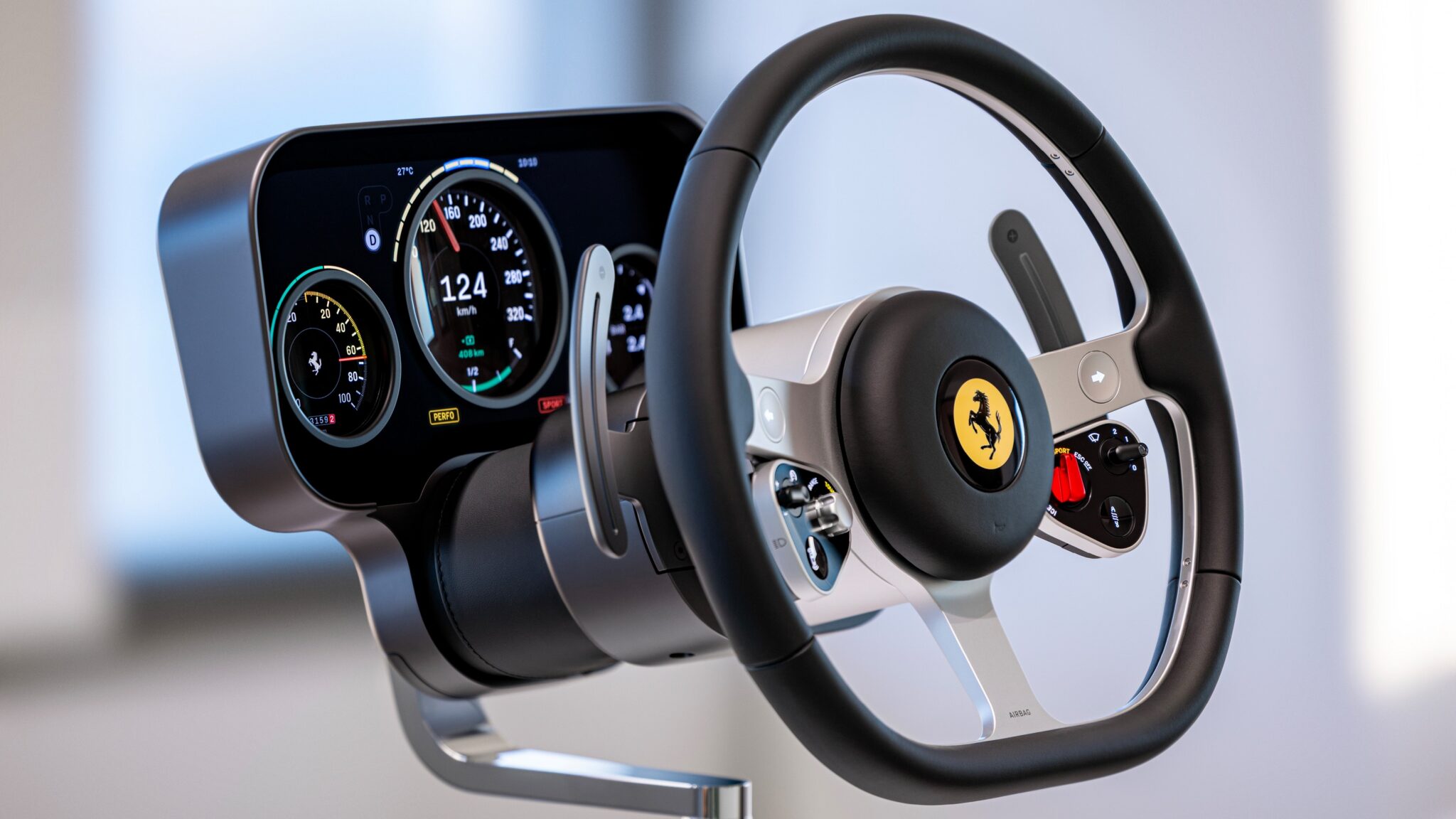 Ive and Newson bring old-school charm to Ferrari's first EV interior ...