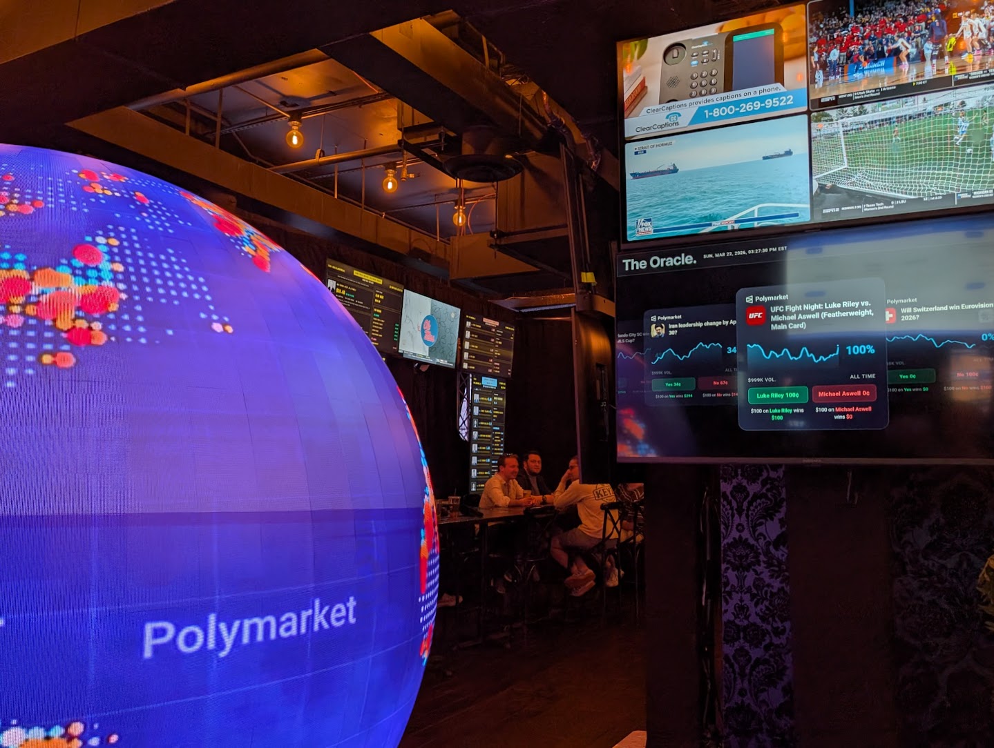Pints meet prop bets: Polymarket’s “Situation Room” pop-up bar in DC ...