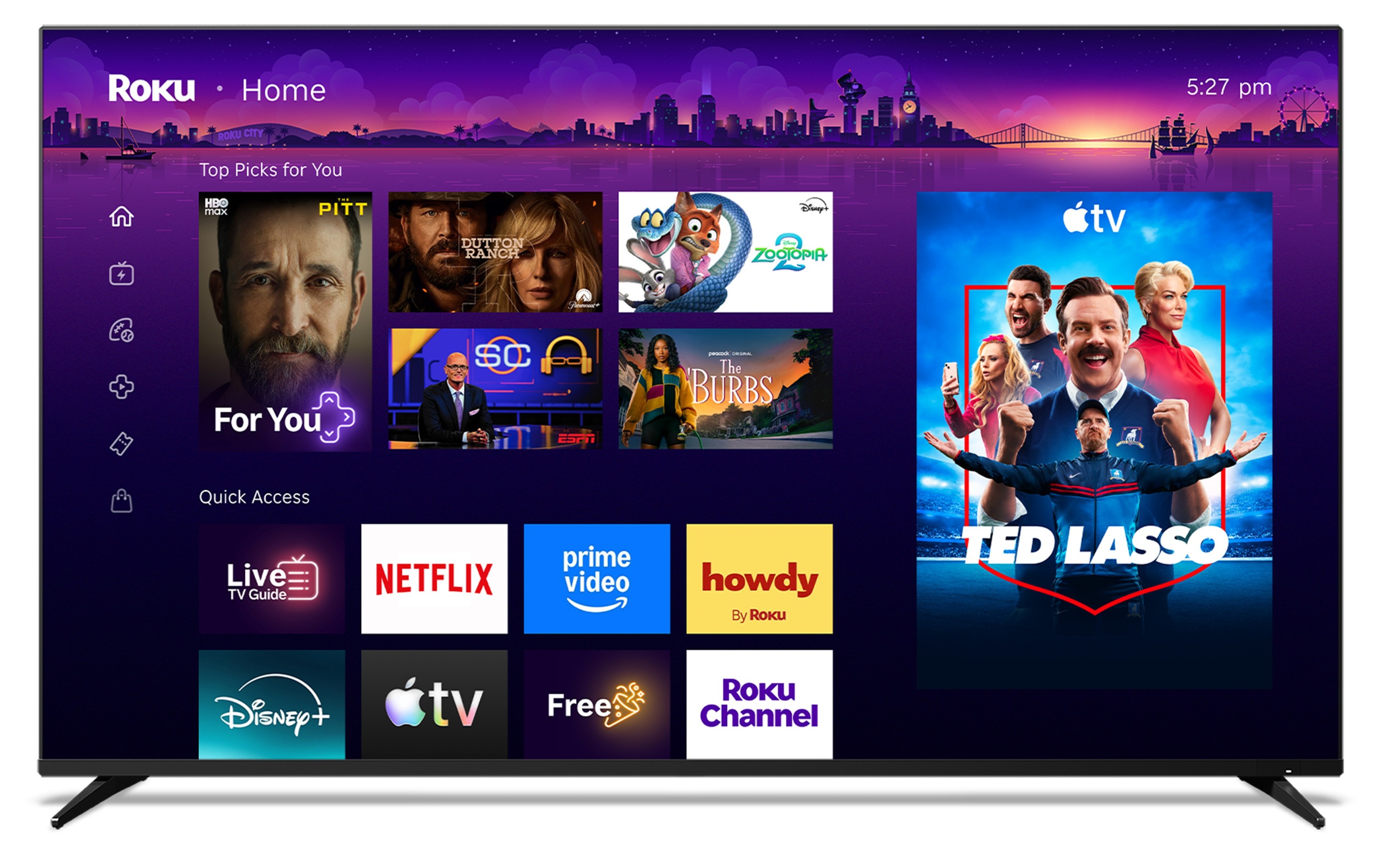 Roku OS’s home screen now features a large, permanent ad - Ars Technica