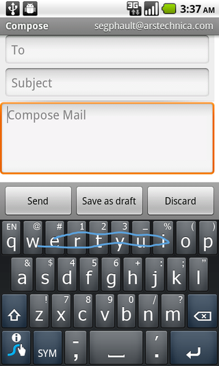 Hands-on: Swype keyboard for Android is sweeptastic - Ars Technica