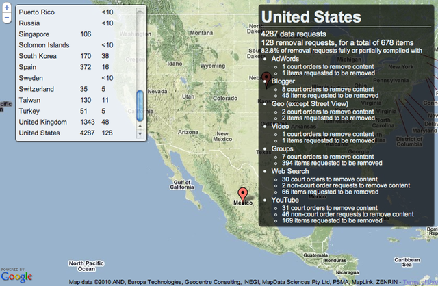 New Google transparency tool shows gov requests, blocked traffic - Ars ... New Google transparency tool shows gov requests, blocked traffic - Ars ...