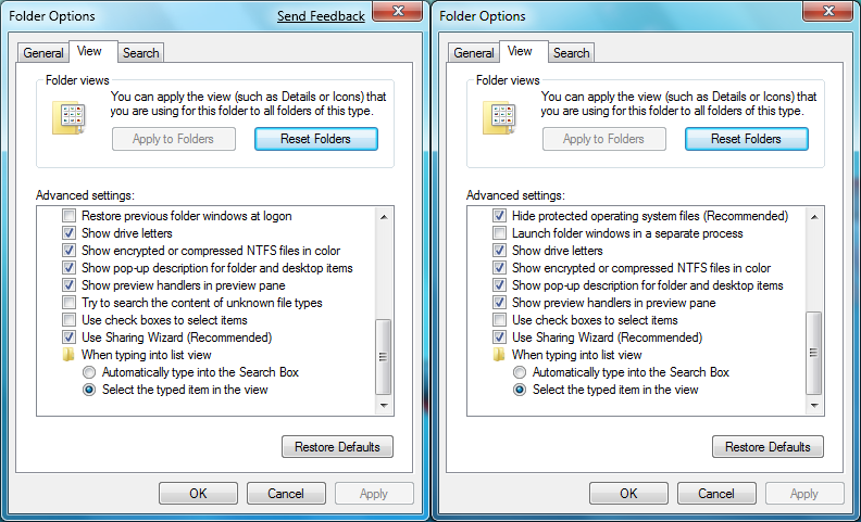 Side by side: UI changes from Windows 7 beta to build 7057 - Ars Technica