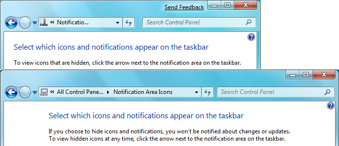 Side by side: UI changes from Windows 7 beta to build 7057 - Ars Technica