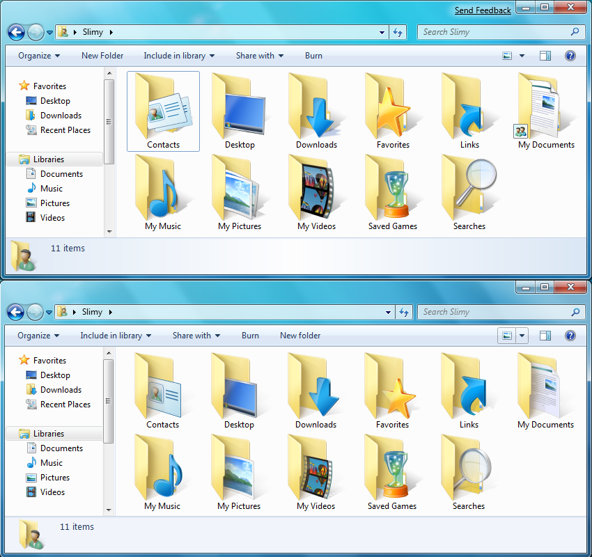 Side by side: UI changes from Windows 7 beta to build 7057 - Ars Technica
