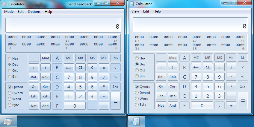 Side by side: UI changes from Windows 7 beta to Windows 7 RC - Ars Technica