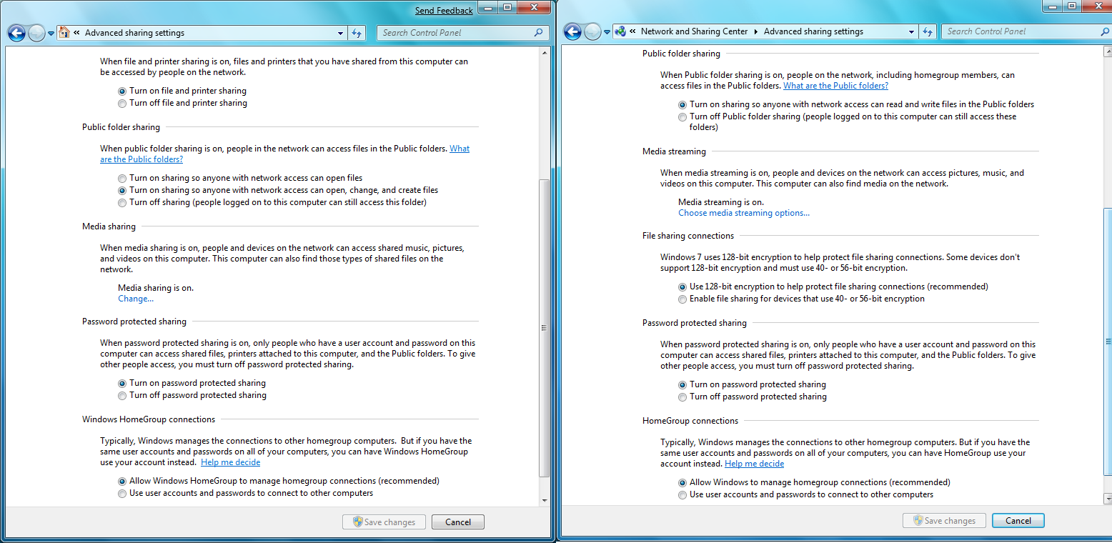 Side by side: UI changes from Windows 7 beta to Windows 7 RC - Ars Technica
