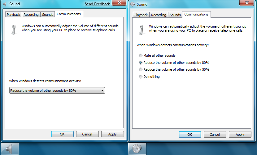 Side by side: UI changes from Windows 7 beta to Windows 7 RC - Ars Technica