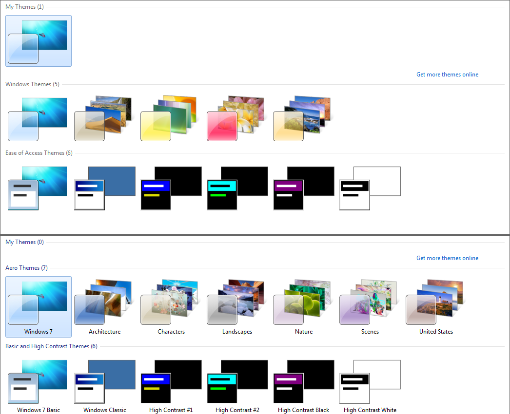 Side by side: UI changes from Windows 7 beta to Windows 7 RC - Ars Technica