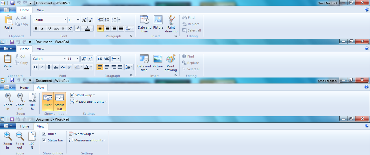 Side by side: UI changes from Windows 7 beta to Windows 7 RC - Ars Technica
