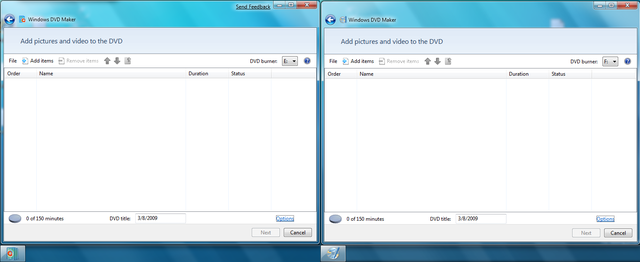 Side by side: UI changes from Windows 7 beta to build 7048 - Ars Technica