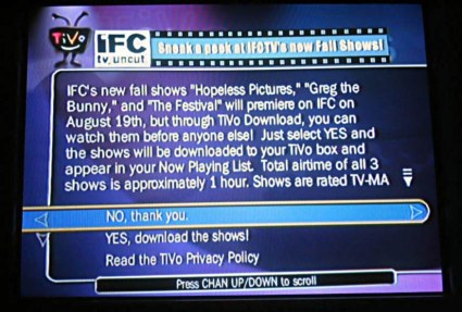 TiVo downloads inching along - Ars Technica