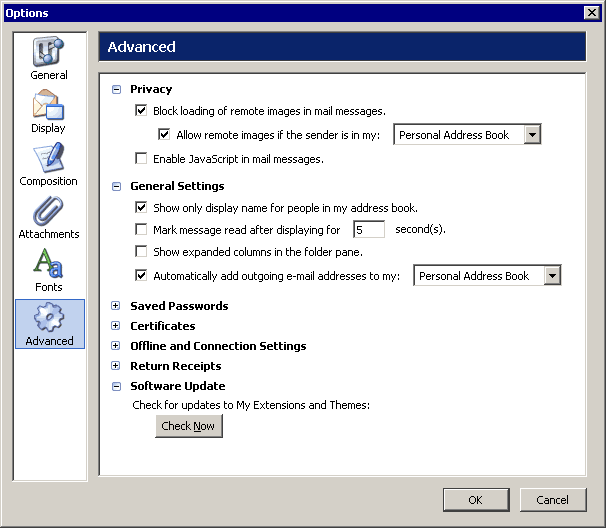 Mozilla Thunderbird 1.0 - Ars Technica