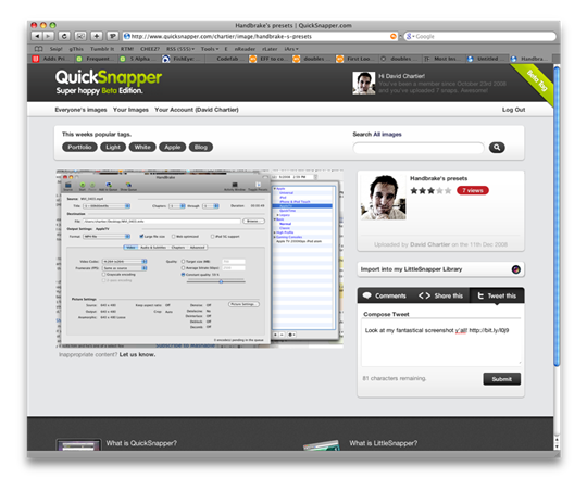 LittleSnapper 1.0 screenshot utility and service launches - Ars Technica