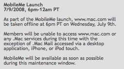 MobileMe set to launch Wednesday night as .Mac goes offline - Ars Technica