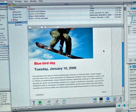 Jade at Macworld: iWeb - Ars Technica