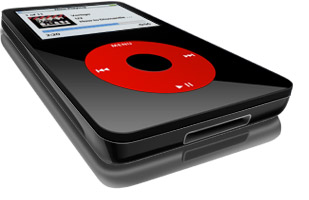 ipod black and red