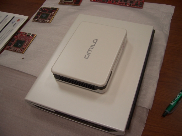 AMD external graphics booster appears at CES - Ars Technica