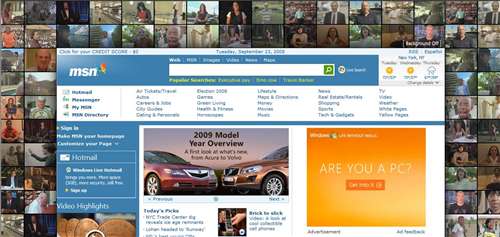 “I’m a PC” ads dominate new upcoming MSN v11 website - Ars Technica