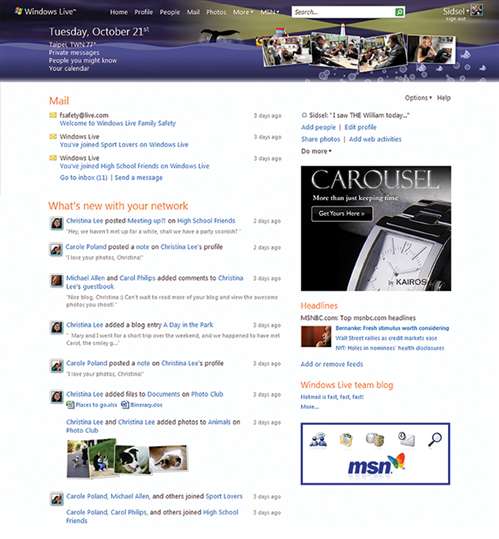 A look at all the new Windows Live Wave 3 web services - Ars Technica