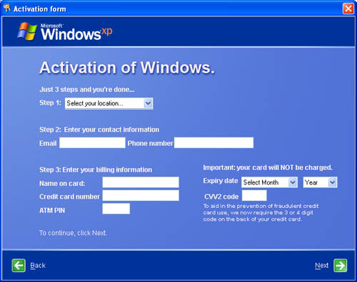 New Kardfisher trojan spoofs Windows Product Activation, asks for ...