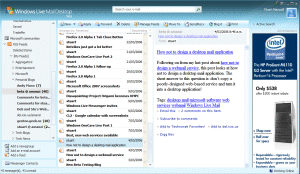New Windows Live Mail Desktop beta - Ars Technica