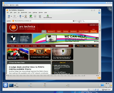 First look: KDE 4.1 alpha 1 very promising - Ars Technica