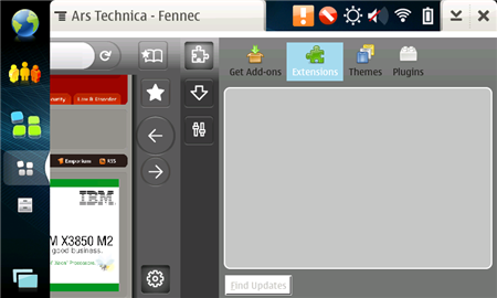 Hands on: Fennec alpha 1 puts Firefox on your handheld - Ars Technica