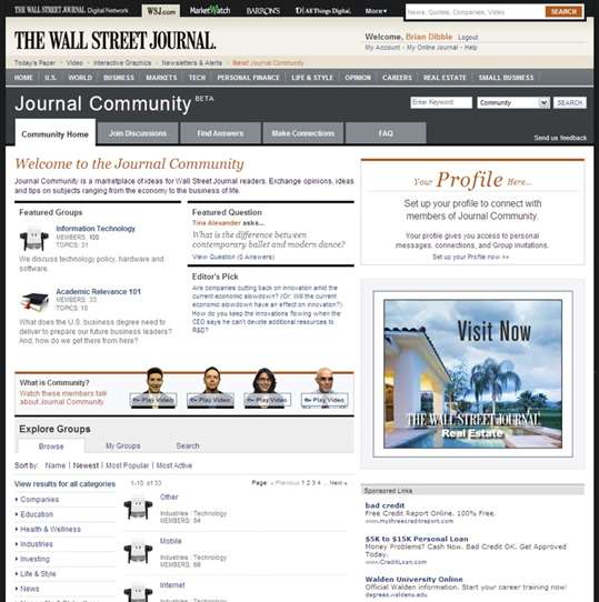 WSJ to revamp online presence, embrace the social - Ars Technica