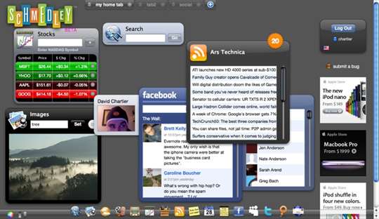 Hands on: Schmedley, a new desktop start page for the web - Ars Technica