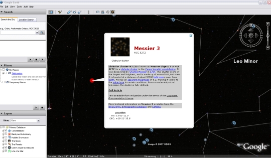 Google Sky: explore the stars - Ars Technica