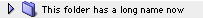 List view folder name in OS X