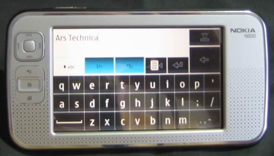 Nokia N800 Internet Tablet - Ars Technica
