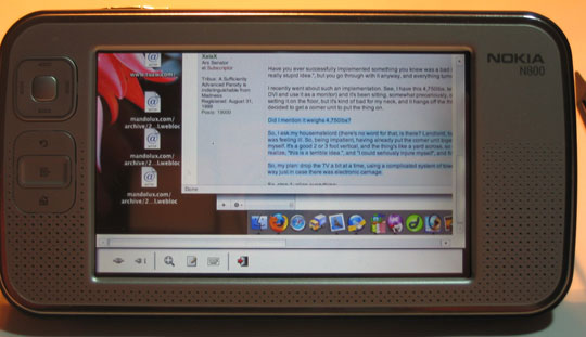Nokia N800 Internet Tablet - Ars Technica