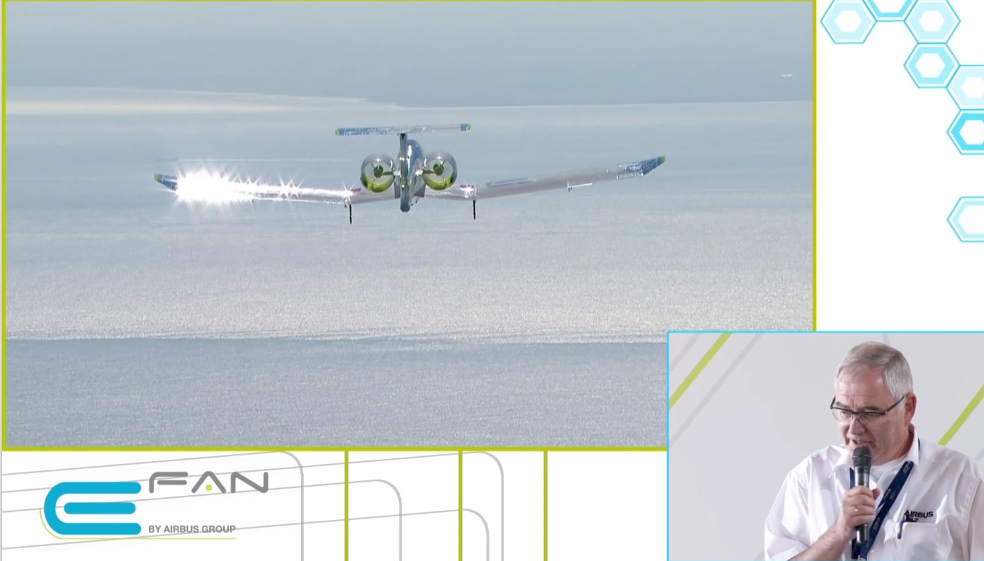 Airbus e-Fan electric plane successfully crosses the English Channel ...