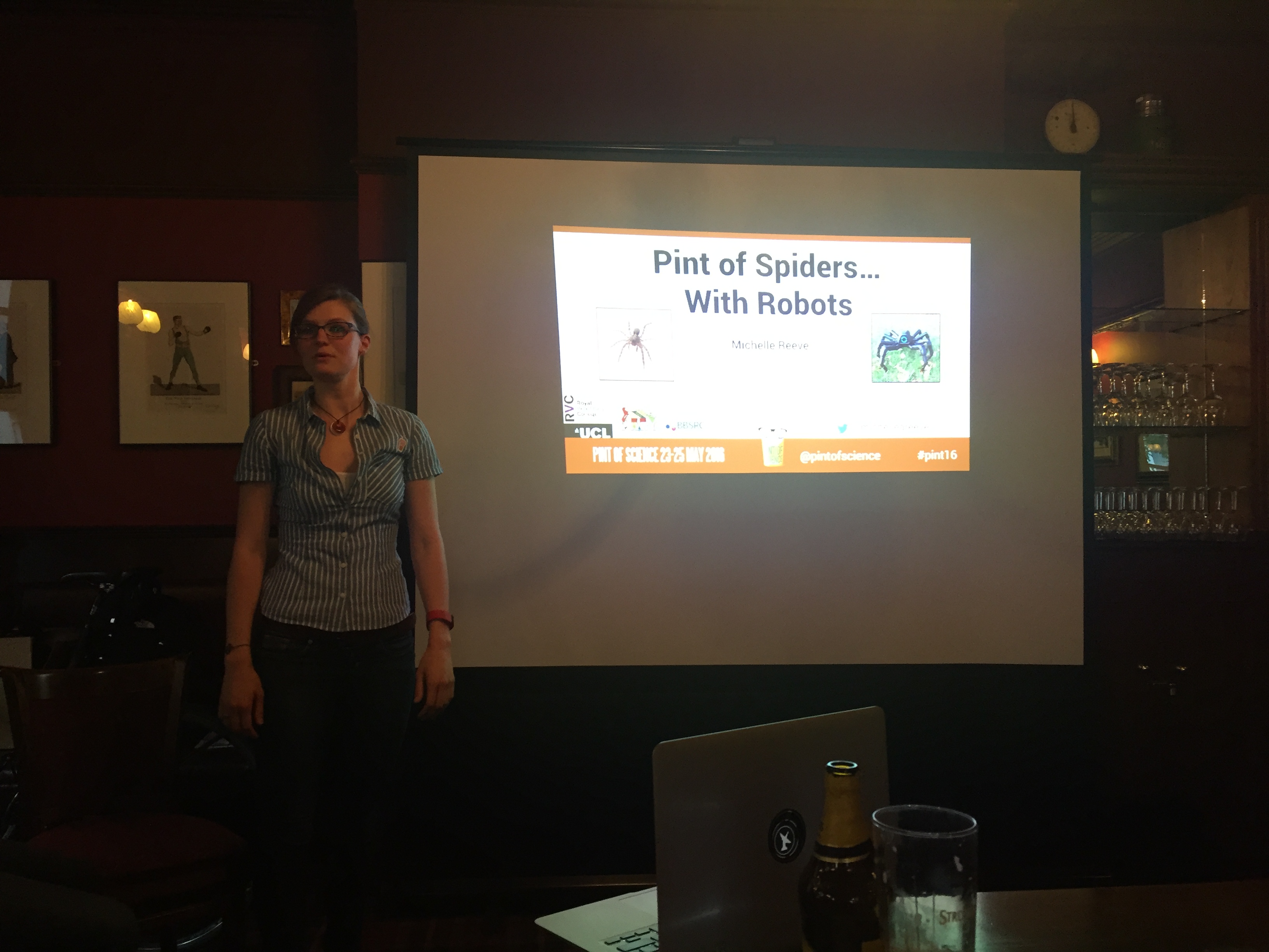 Pint of Science: Getting legless with arachnidbots and neural networks ...