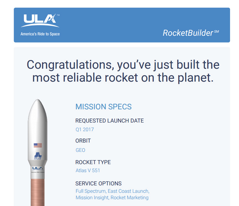 You can now build, cost, and launch an Atlas V rocket from your browser ...