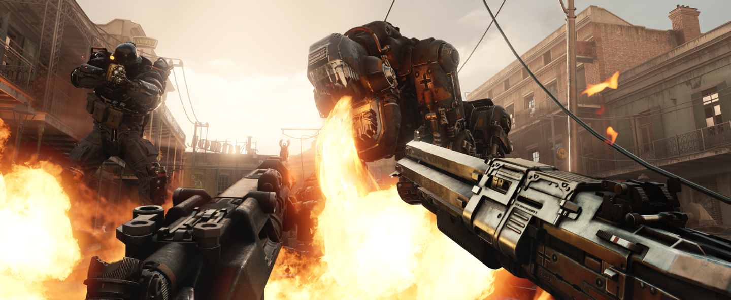Wolfenstein II: The New Colossus—Like playing a B-movie with robot ...